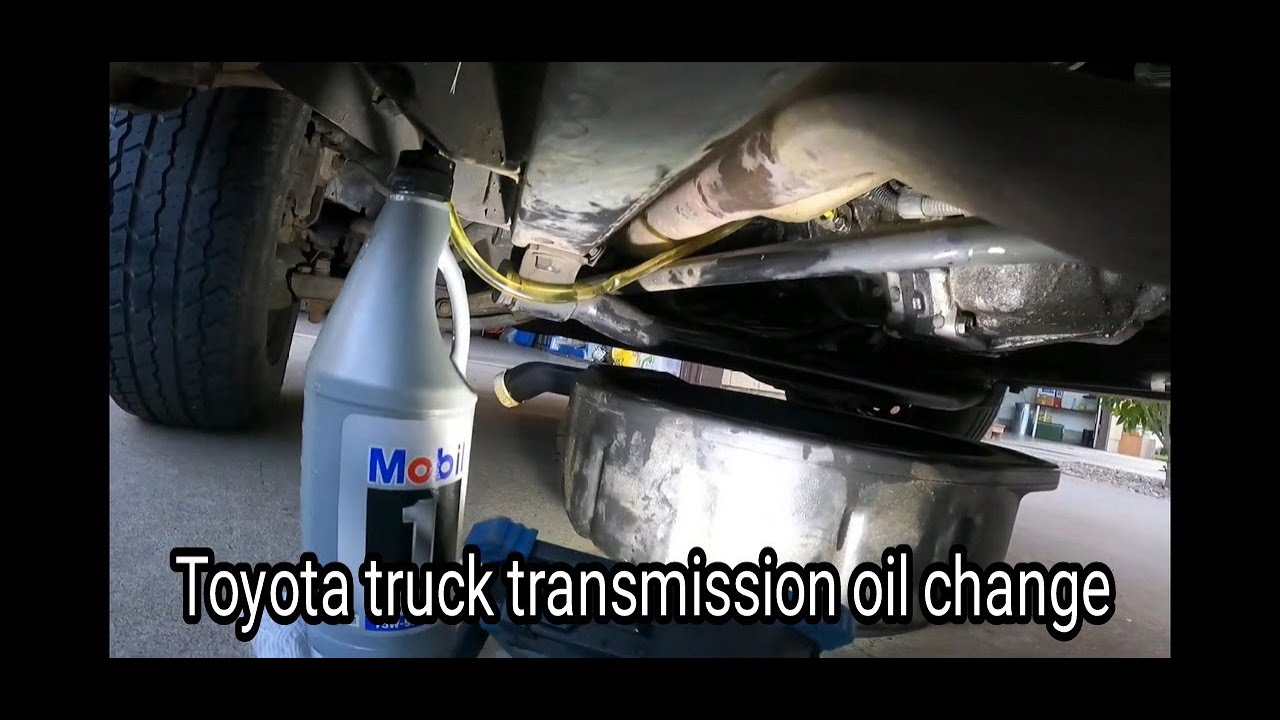 Toyota Manual transmission and differential oil change | 22RE - YouTube