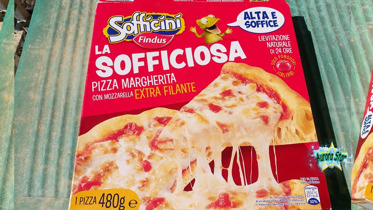 Cucino la pizza surgelata di sofficini la sofficiosa e la recensisco ...