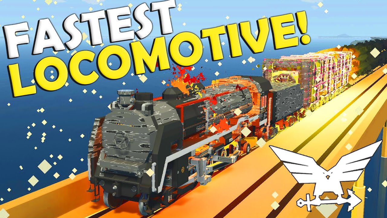 Fastest Steam Locomotive EVER!? - Stormworks Gameplay - YouTube