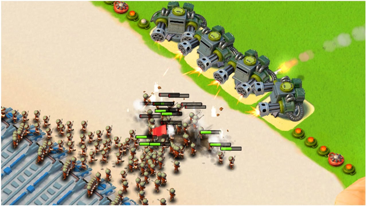 Boom Beach Machine Gun Rebalancing in Action! (Heroic Update Overview ...