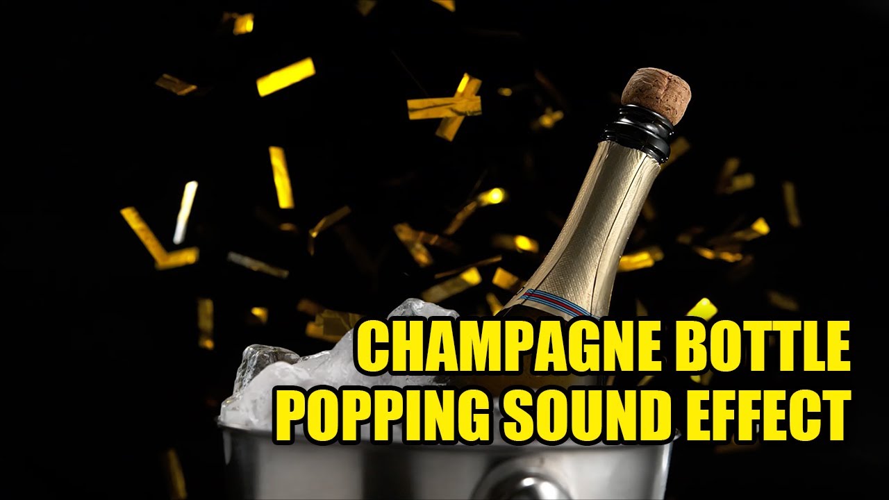 Champagne Bottle Popping Sounds 🍾 Cork Popping Sound Effect - YouTube