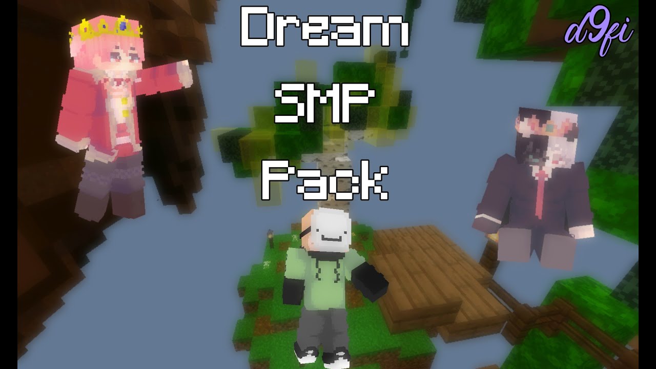 Dream SMP Skin Pack + SkyWars(HIVE) Game - YouTube