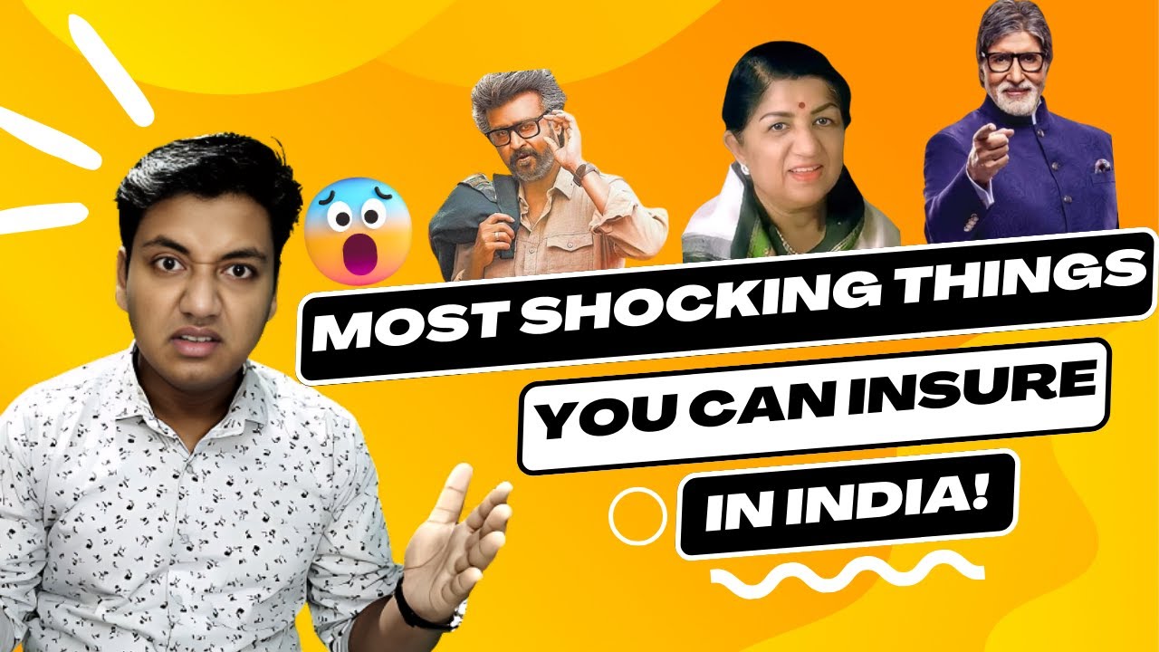 Most Shocking Things You Can Insure in India! 😲| INSURANCE INSIDER ...