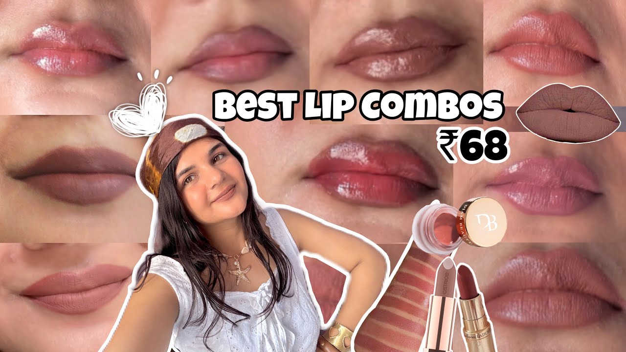 Best Lipsticks For Indian Skintones🤎 Rs. 68🫶🏻 Lip Combos🍁 Transferproof ...