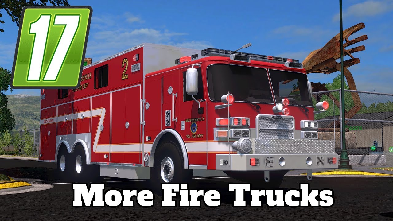 FS17 Mod Spotlight - More Fire Trucks! - YouTube