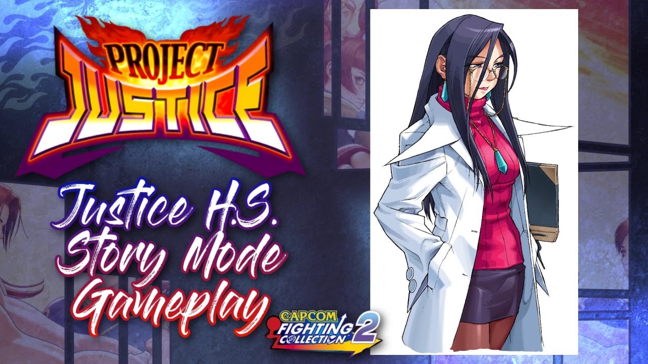 Capcom Fighting Collection 2: Project Justice Justice H.S. Story Mode - YouTube
