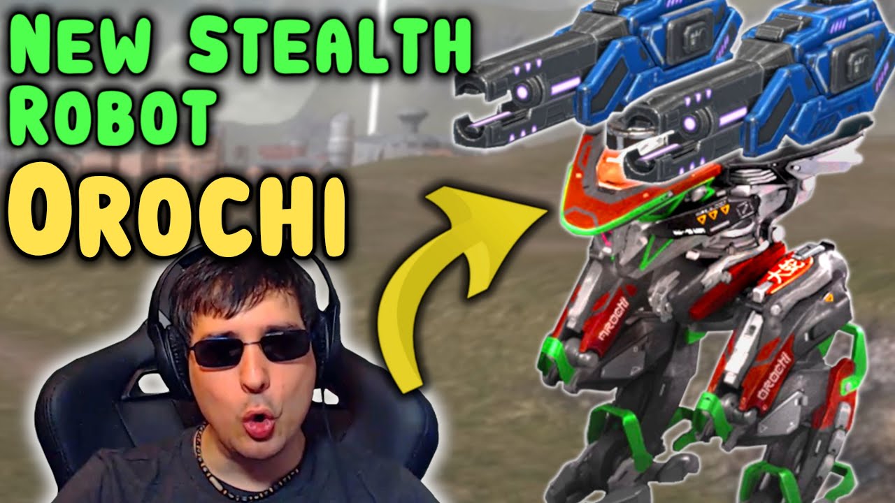 NEW Meta Robot OROCHI Stealth Gameplay - War Robots Test Server WR ...