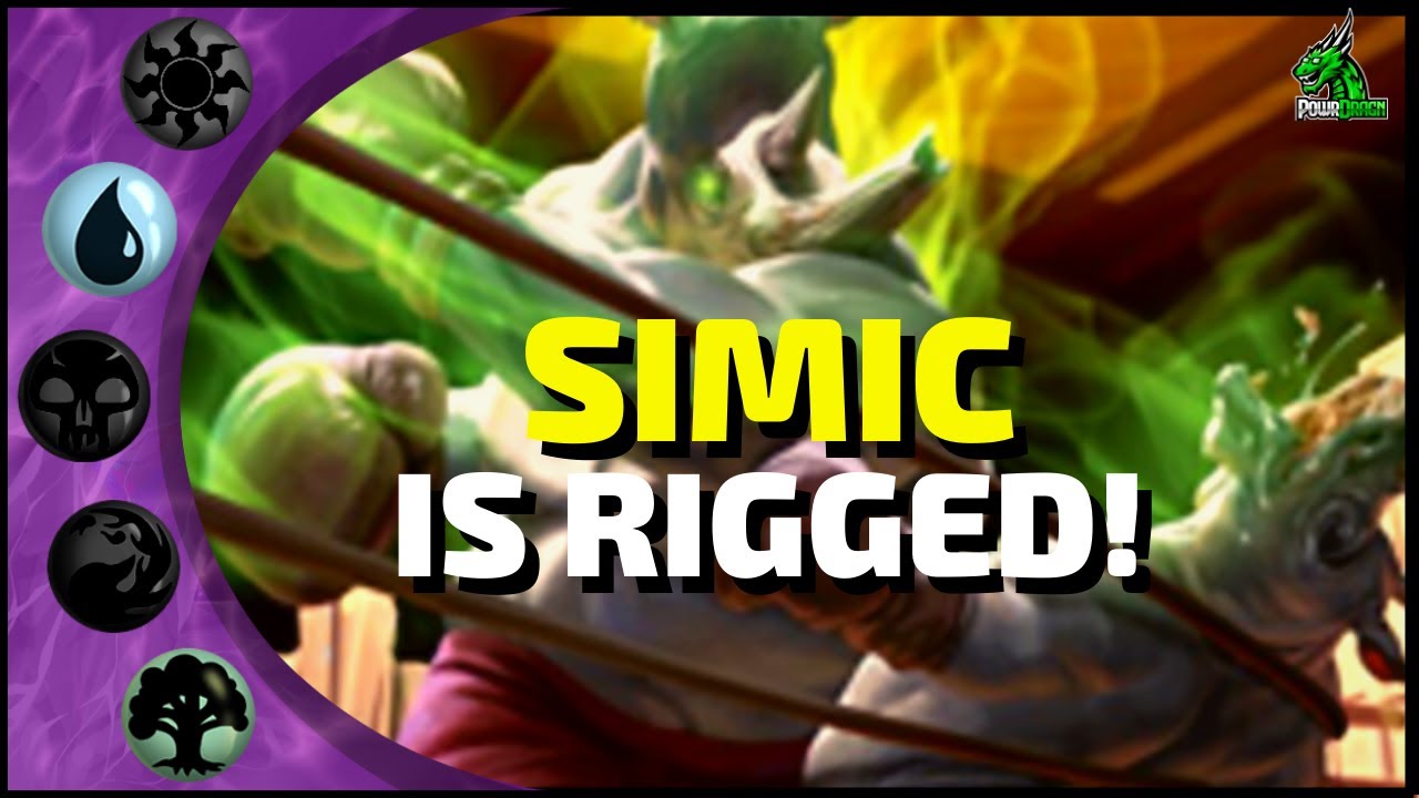 🔵🟢Beat The Ladder with SIMIC FIGHT RIGGING | Magic MTG Arena Mythic ...