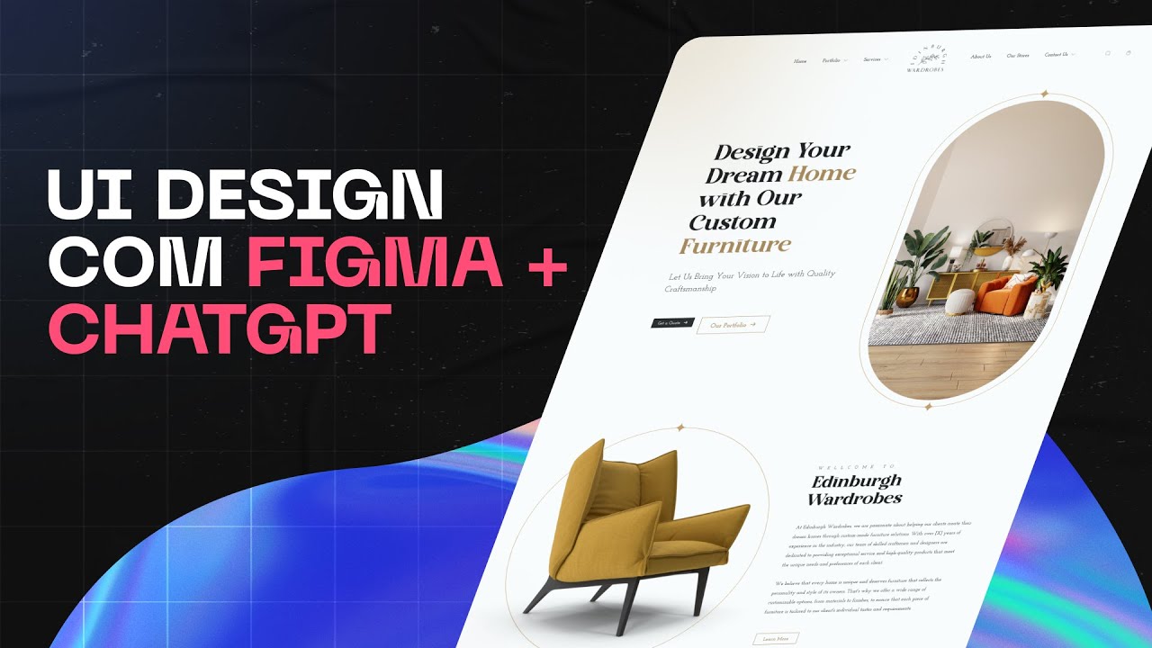 UI Desgin: Figma + ChatGPT #SpeedArt - YouTube