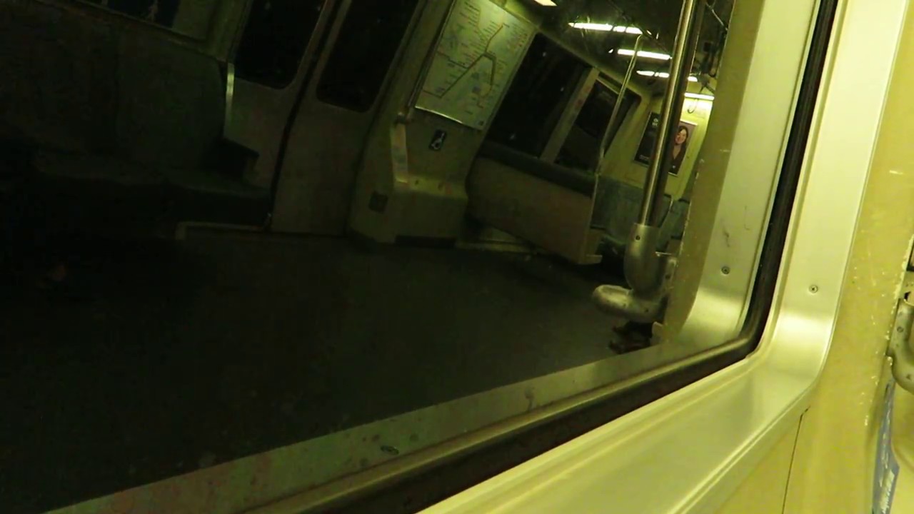 BART Red Line Onboard from Powell St to Civic Center Station - YouTube
