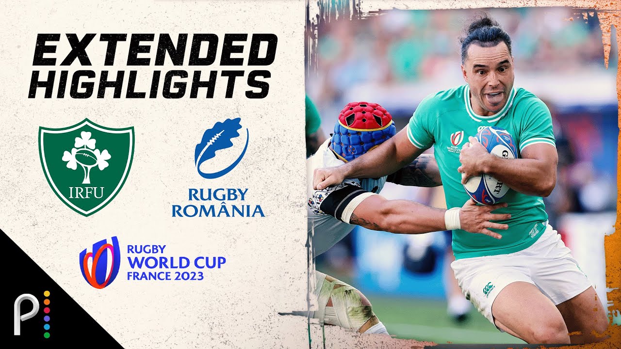 Ireland vs. Romania | 2023 RUGBY WORLD CUP EXTENDED HIGHLIGHTS | 9/9/23 ...