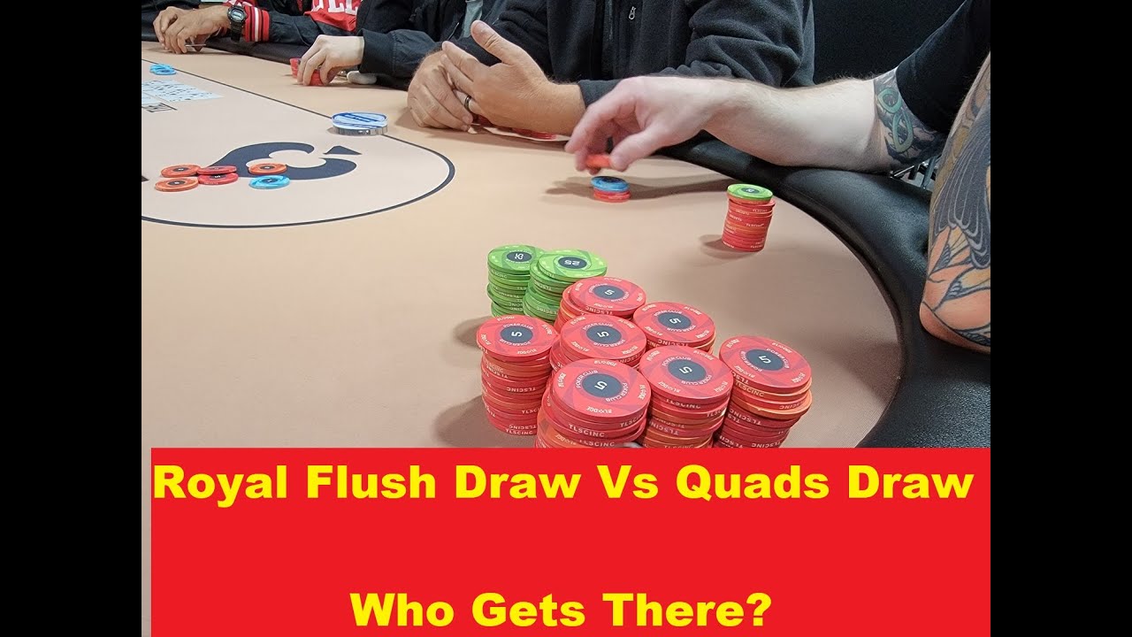 My Royal Flush Draw Vs His Quads Draw - Who Will Get There? PLO VLOG39 ...