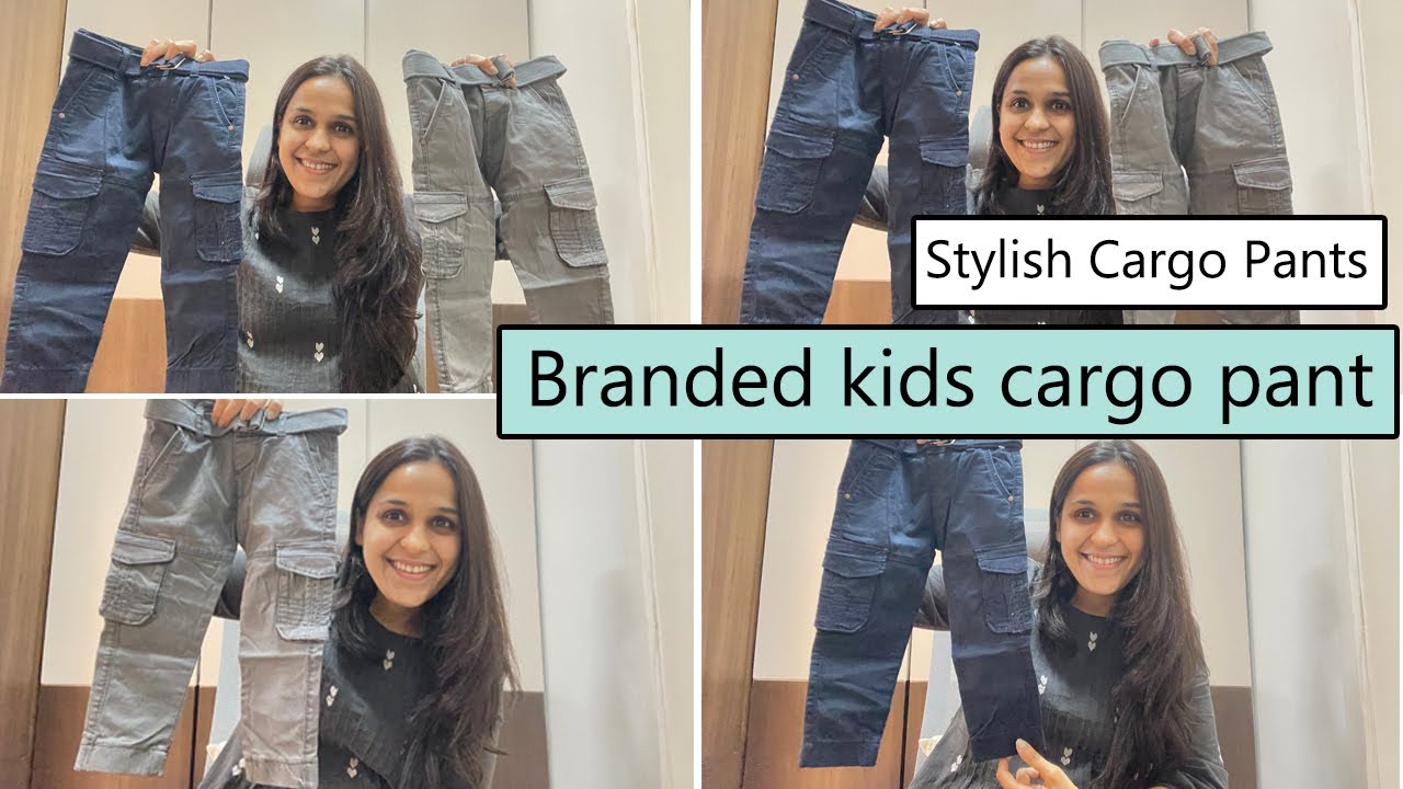 Stylish Cargo Pants | Kids Cargo | Kids Cotton cargo pants for Boys ...