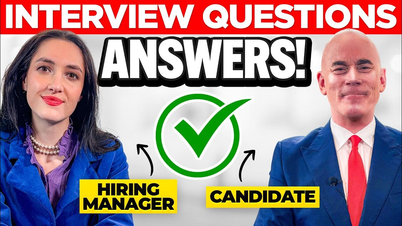 JOB INTERVIEW QUESTIONS AND ANSWERS! (How to Answer the Top 10 Most ...