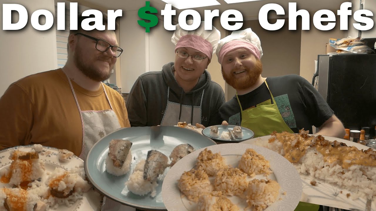 Dollar Store Chefs SUSHI! - YouTube