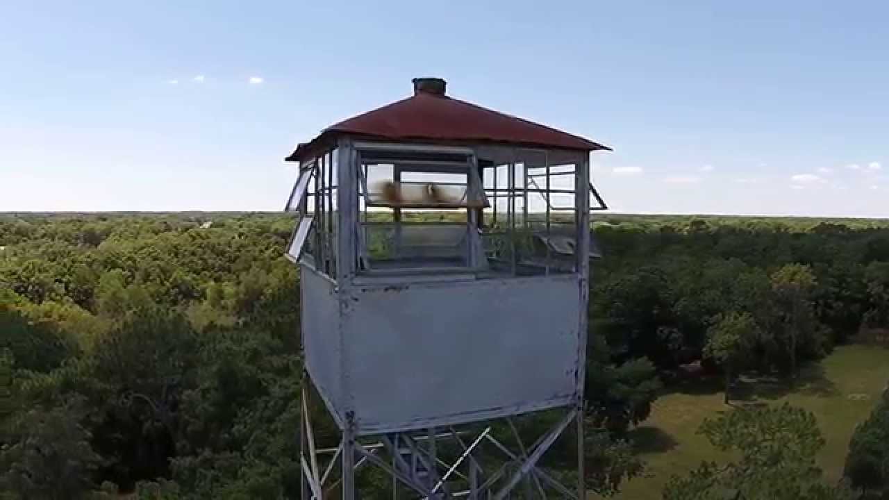 Hamner Fire Tower | DJI Phantom 2 Vision PLUS (P2V+) - YouTube