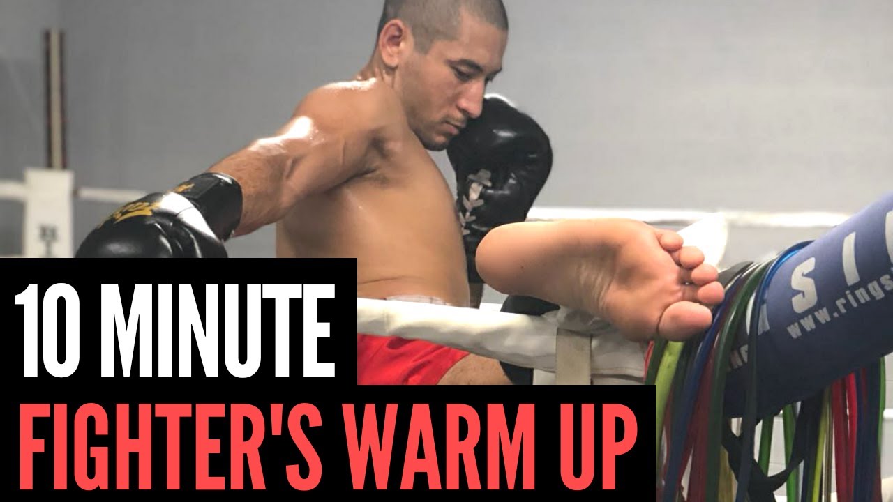 10 MINUTE FIGHTER'S WARM UP GUIDED - YouTube