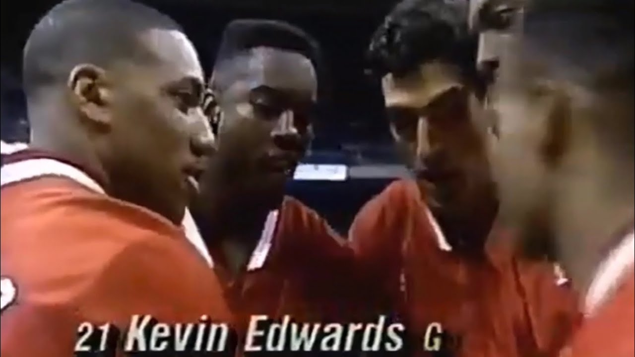 Kevin Edwards Heat 15 pts vs Bulls (1992) - YouTube