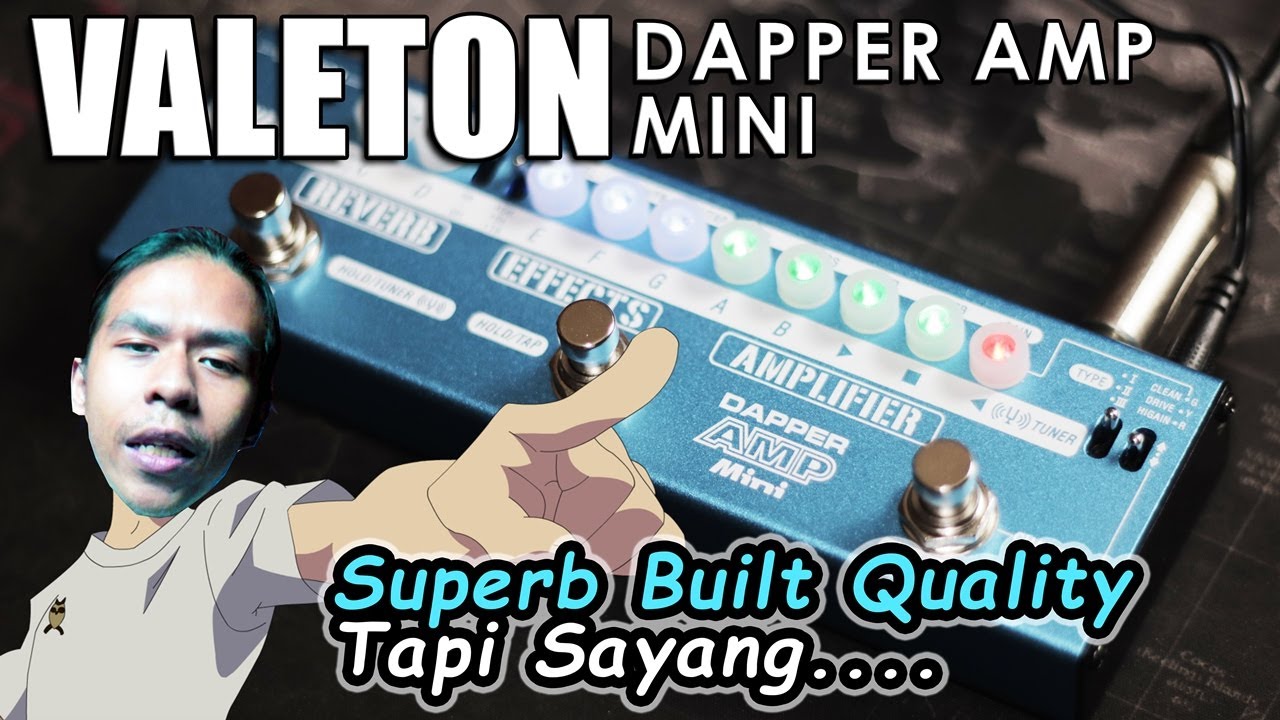 Checking VALETON Dapper Amp Mini!!! ~ 40124 MIXROOM - YouTube