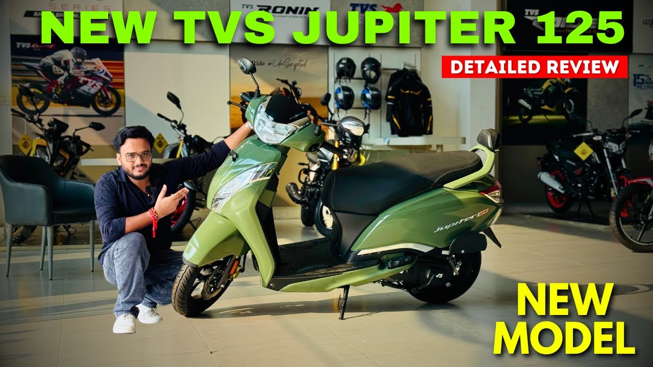 2026 New TVS Jupiter 125 Green Colour Full Review | New Update | New ...