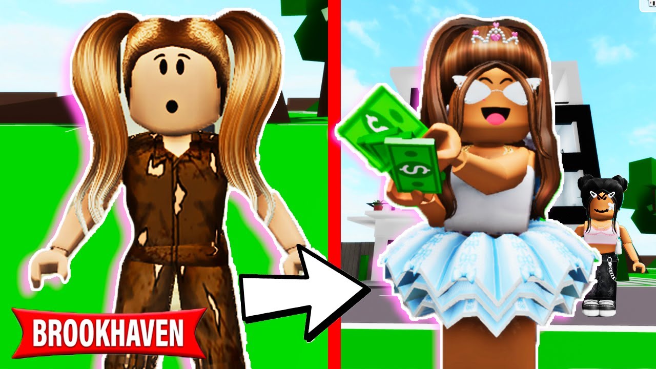 ADOPTED BY A RICH FAMILY!! (PART 2) **BROOKHAVEN ROLEPLAY** | JKREW ...