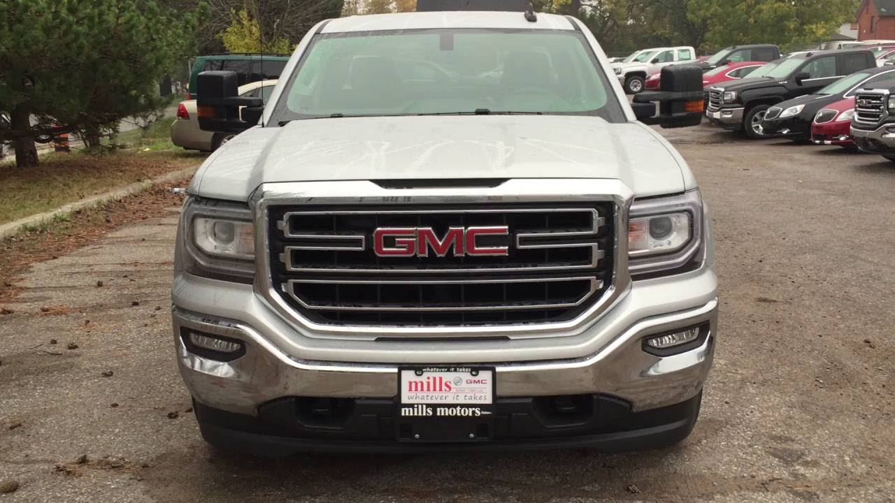 2017 GMC Sierra 1500 SLE 4WD Power Adjustable Pedals Double Cab Stock ...