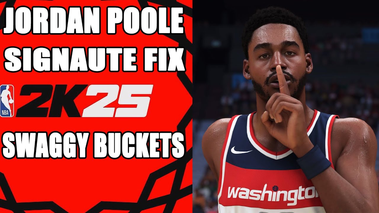 Jordan Poole Signature Fix NBA2K25 - YouTube
