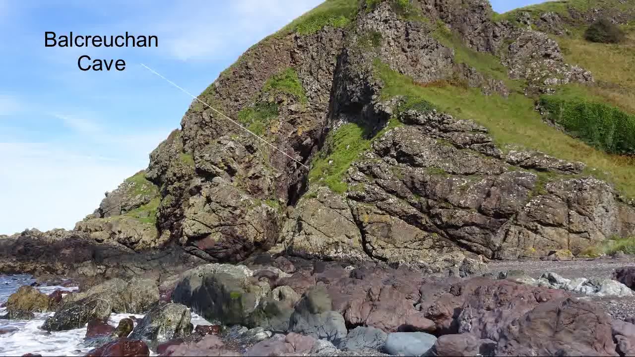 Balcreuchan Port and Sawney Bean's Cave, Ballantrae - YouTube