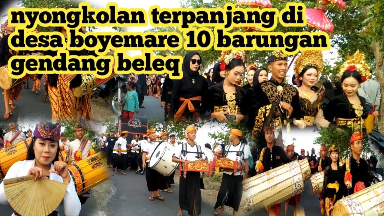 NYONGKOLAN TERPANJANG DI DESA BOYEMARE 10 BARUNGAN GENDANG BELEQ - YouTube