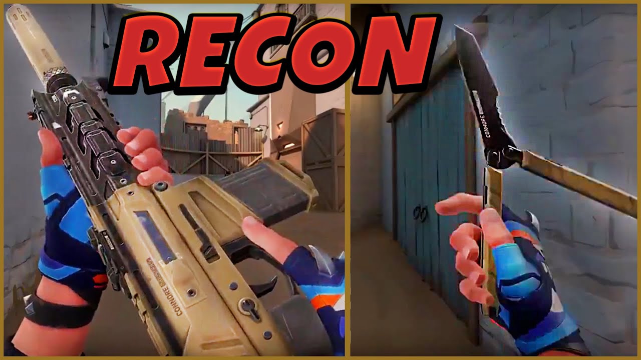 NEW RECON SKINS BUNDLE WITH BUTTERFLY KNIFE - VALORANT - YouTube