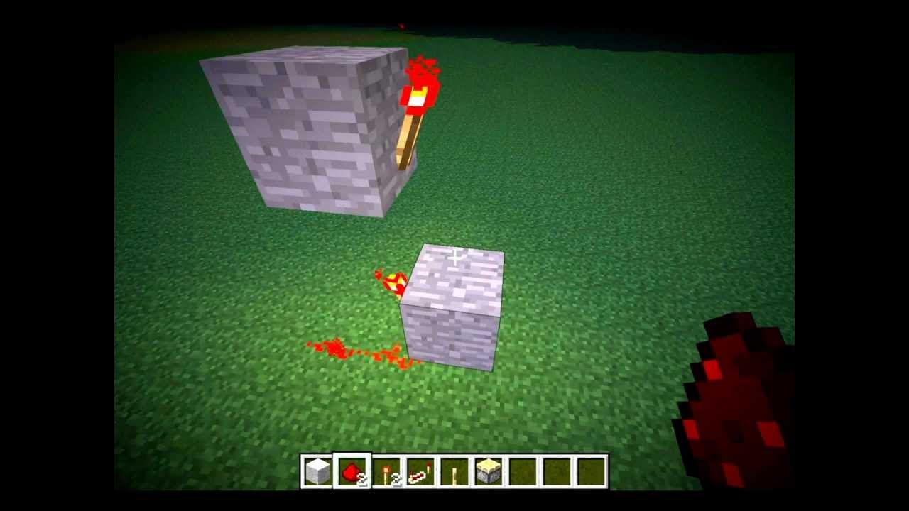 How to make redstone go up/down vertically! - YouTube