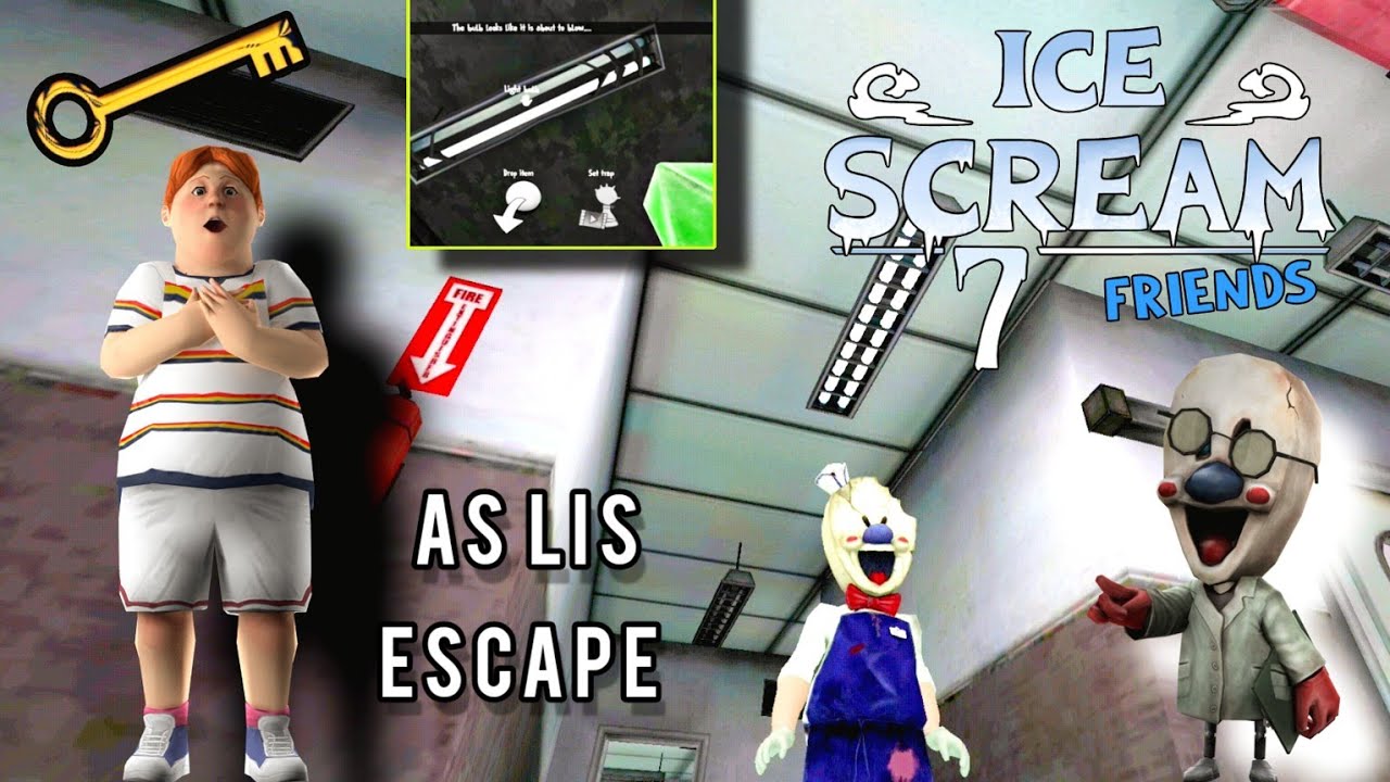 Ice Scream 7 Escape as Lis by All time Escape From Rod - YouTube