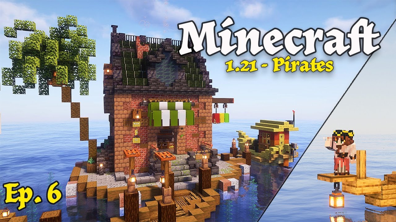 I CHEATED! & built a Kelp Farm | Minecraft 1.21 Pirates Let's Play Ep 6 ...