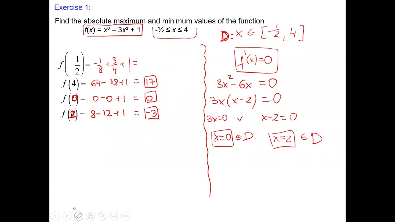 4 2 Extreme Value Theorem - YouTube
