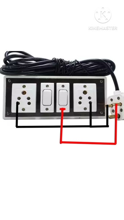 2 switch 2 socket board wiring connection how to make electric ...