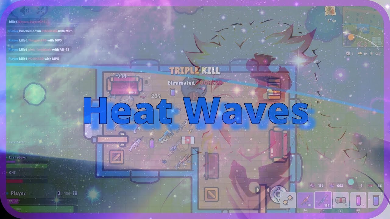 Heat Waves | ZAMV Zombsroyale Montage/ Demon Slayer Glow AMV - YouTube