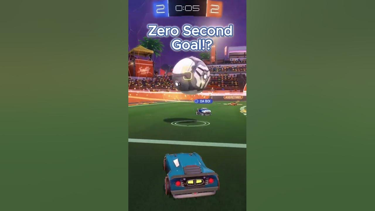 Zero Second Goal?! #rocketleague #gaming - YouTube