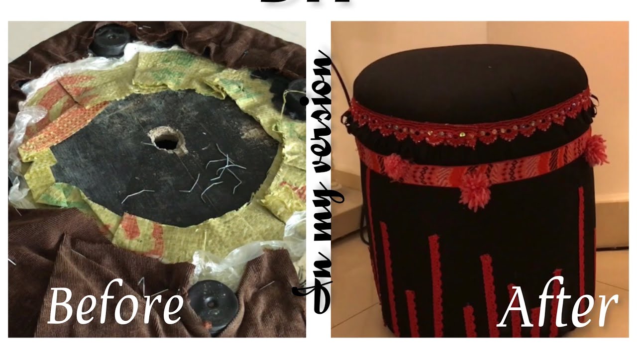 DIY stool| save money| Recycle | Reuse| DIY couch| life hacks - YouTube