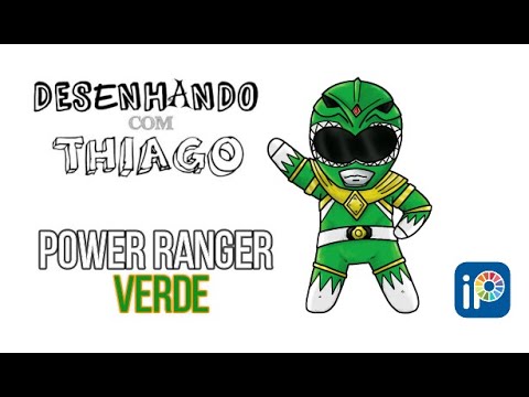 POWER RANGER VERDE - KAWAII (Desenhando com Thiago) - YouTube