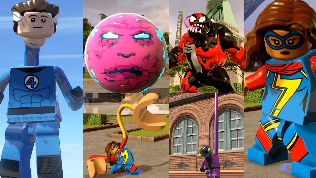 All Elastic Characters in LEGO Games - YouTube