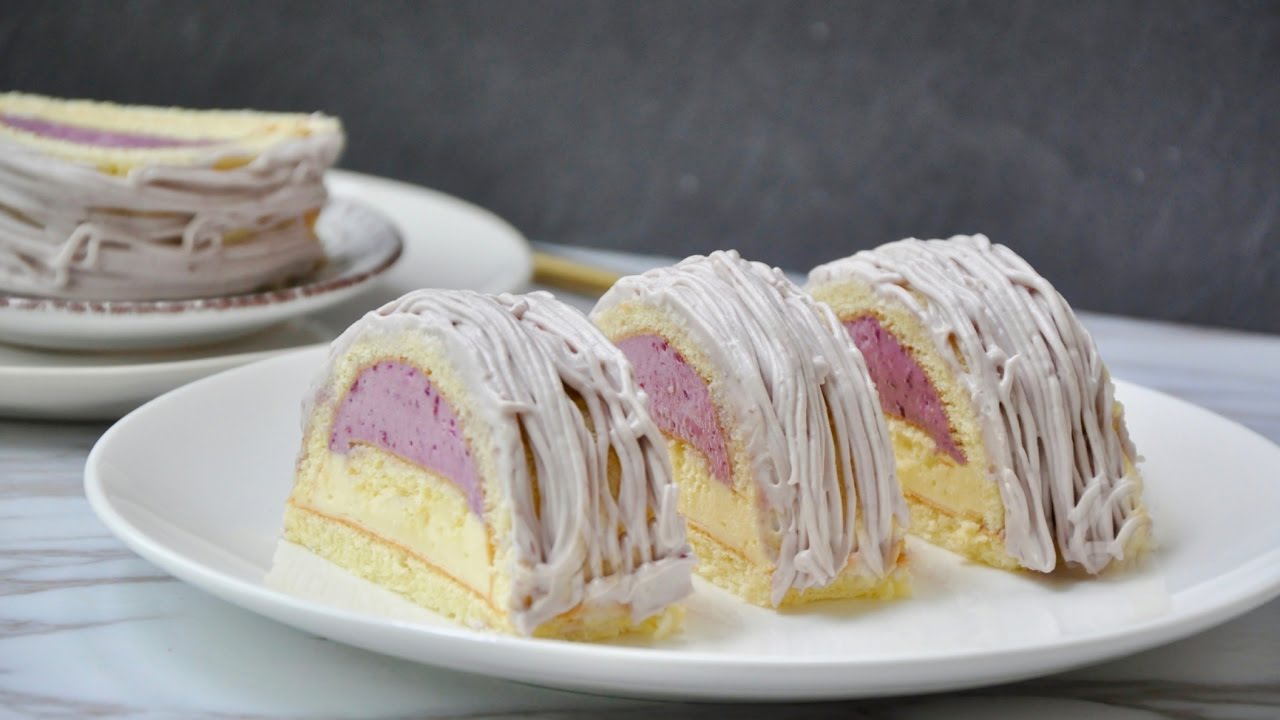 Grape Mousse Cake 葡萄朗姆酒 慕斯蛋糕～Freesiaa Made 第95集 - YouTube