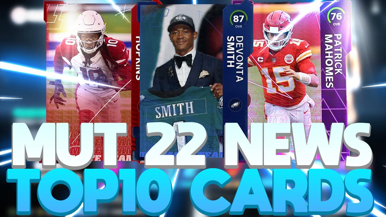 MADDEN 22 CAPTAINS, MUT MASTER, TOP 10 CARDS AND MORE! MADDEN 22 ...