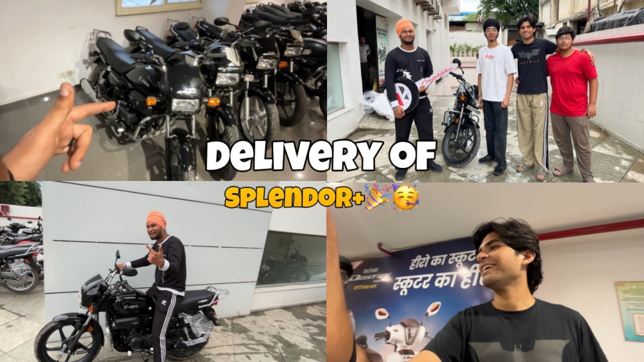 TAKING DELIVERY OF NEW SPLENDOR 🎉🥳 - YouTube