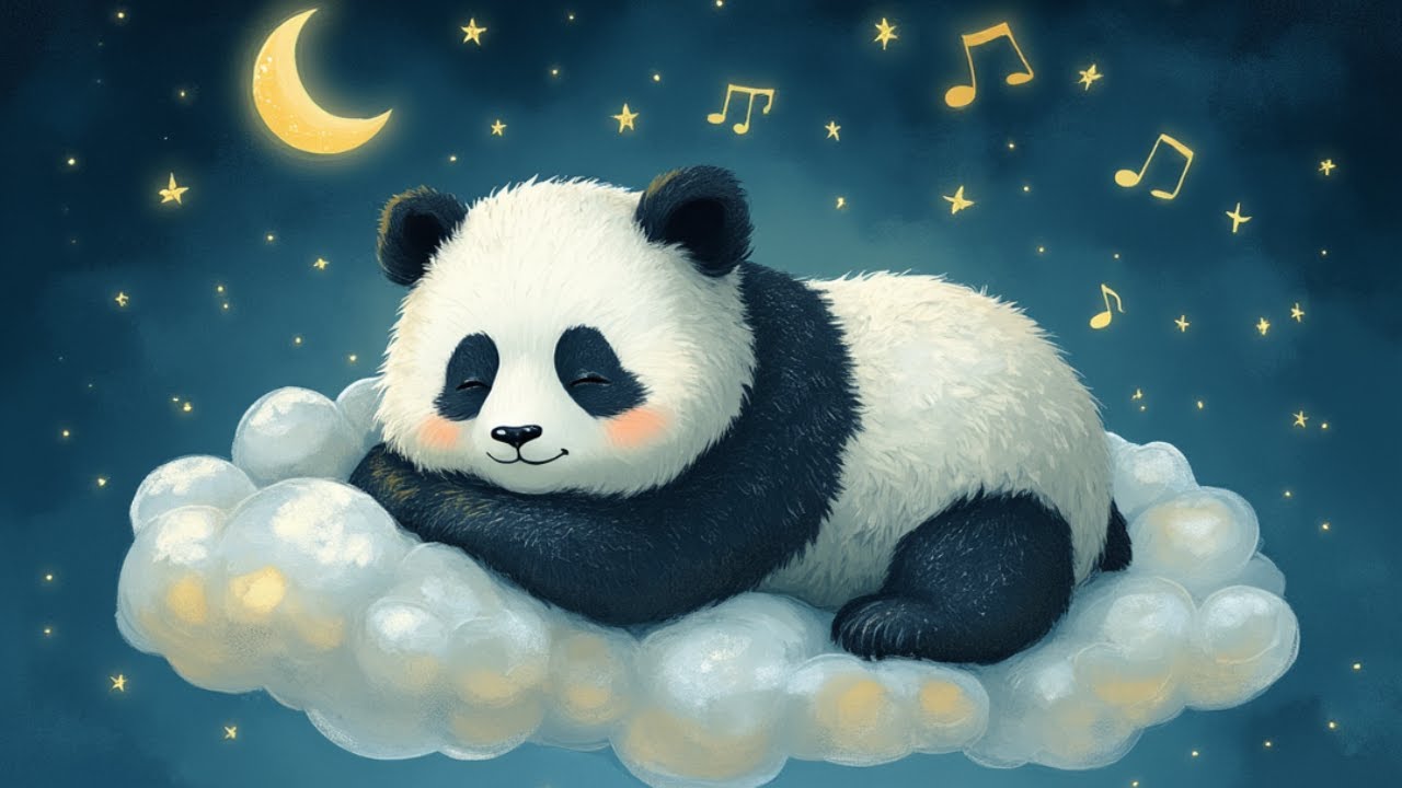 🌟 Sleepy Stars Lullabies | Relaxing Music for Peaceful Baby Sleep 💤🐼 ...