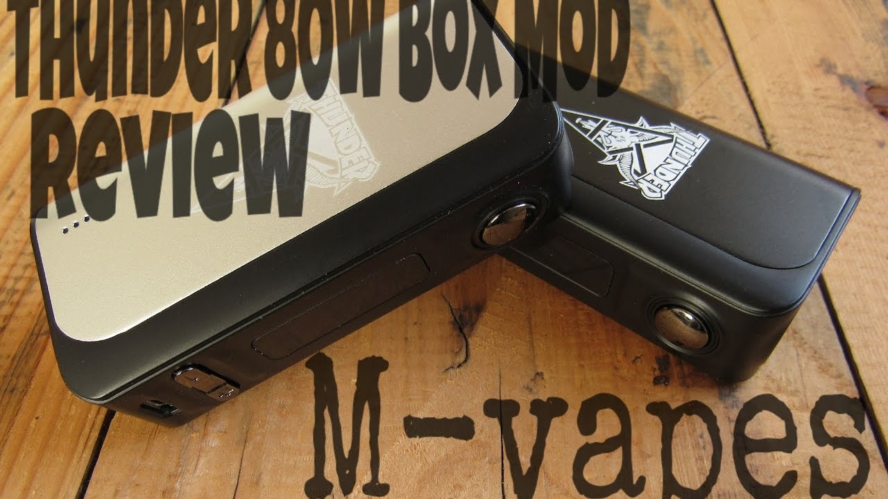 Wotofo Thunder 80w Box Mod Review Mvapes - YouTube