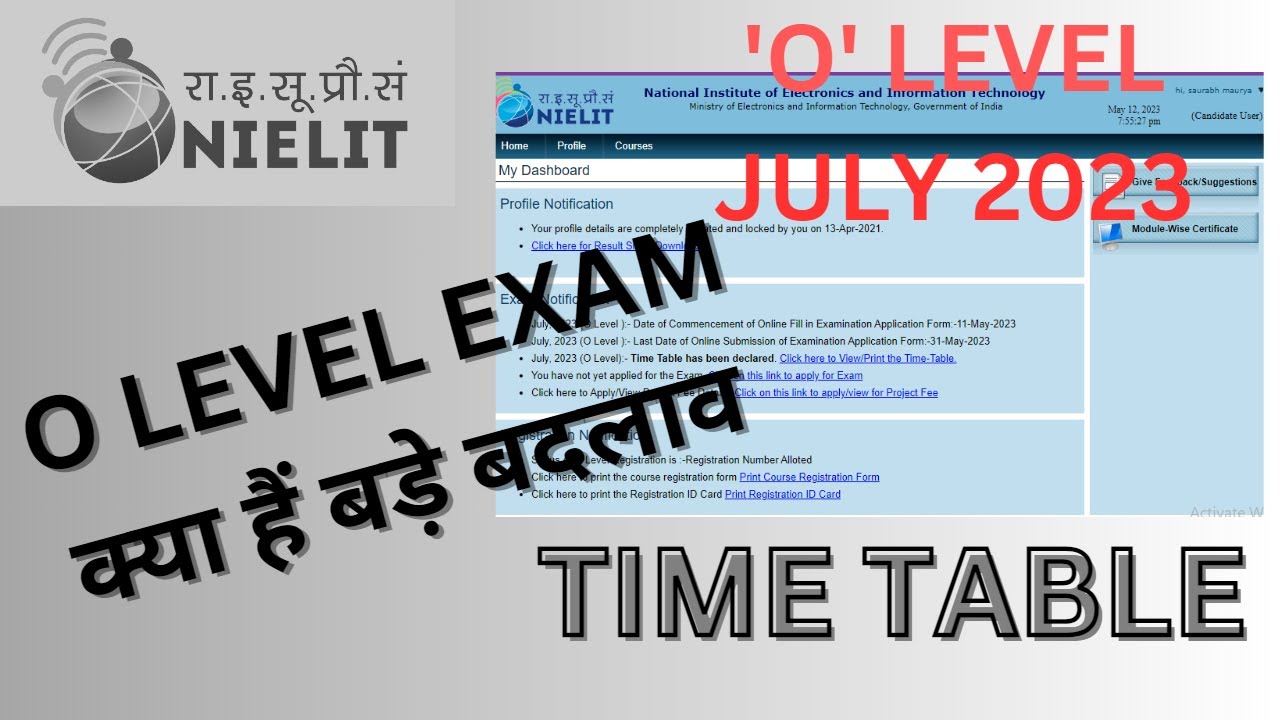 O Level Exam Date 2023 O Level Examination Schedule July 2023 knm ...