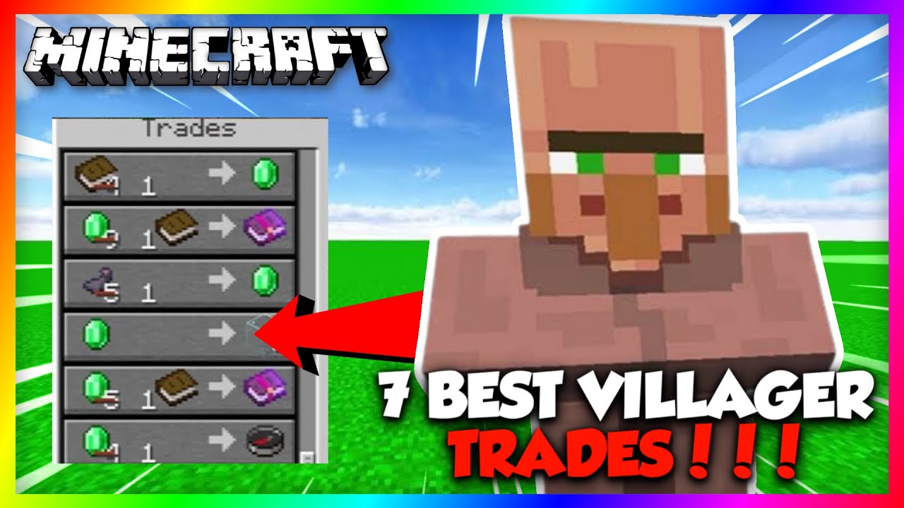 7 Best Villager Trades - YouTube