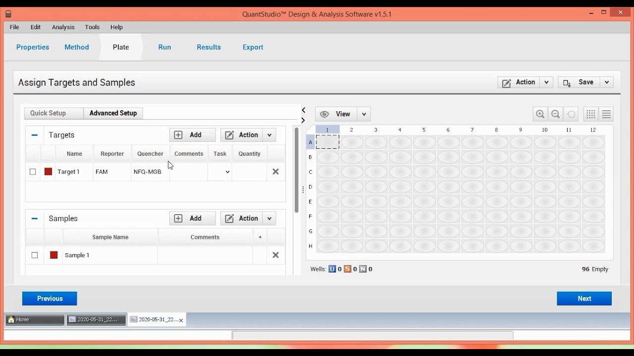 RT-PCR for COVID-19 Detection (Software Setup) | ABI7500DX, Quant ...