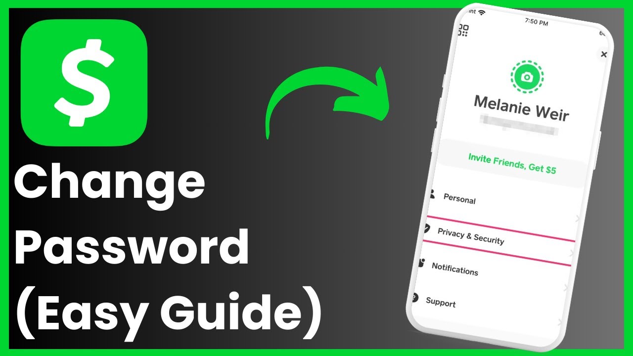 How to Change Cash App Password ! - YouTube