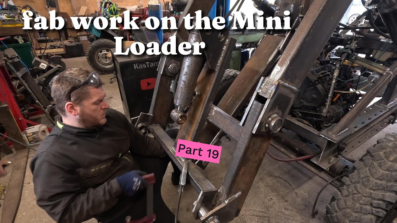 Mini loader project part 19- beefing up the loader - YouTube